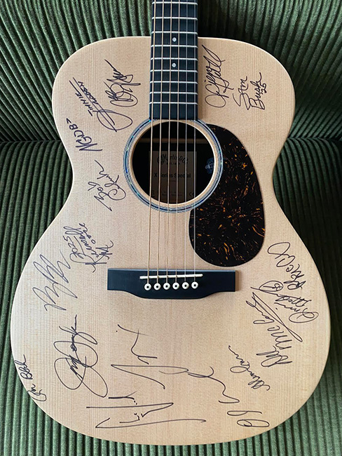 Autographed instruments auction to benefit NITO and Sweet Relief ...